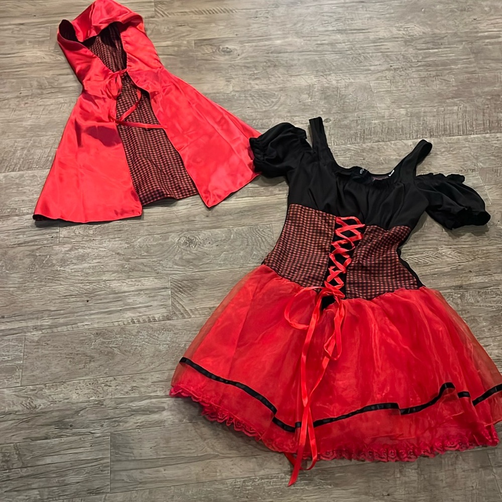 Red Robin Riding Hood Costume Halloween - Gem